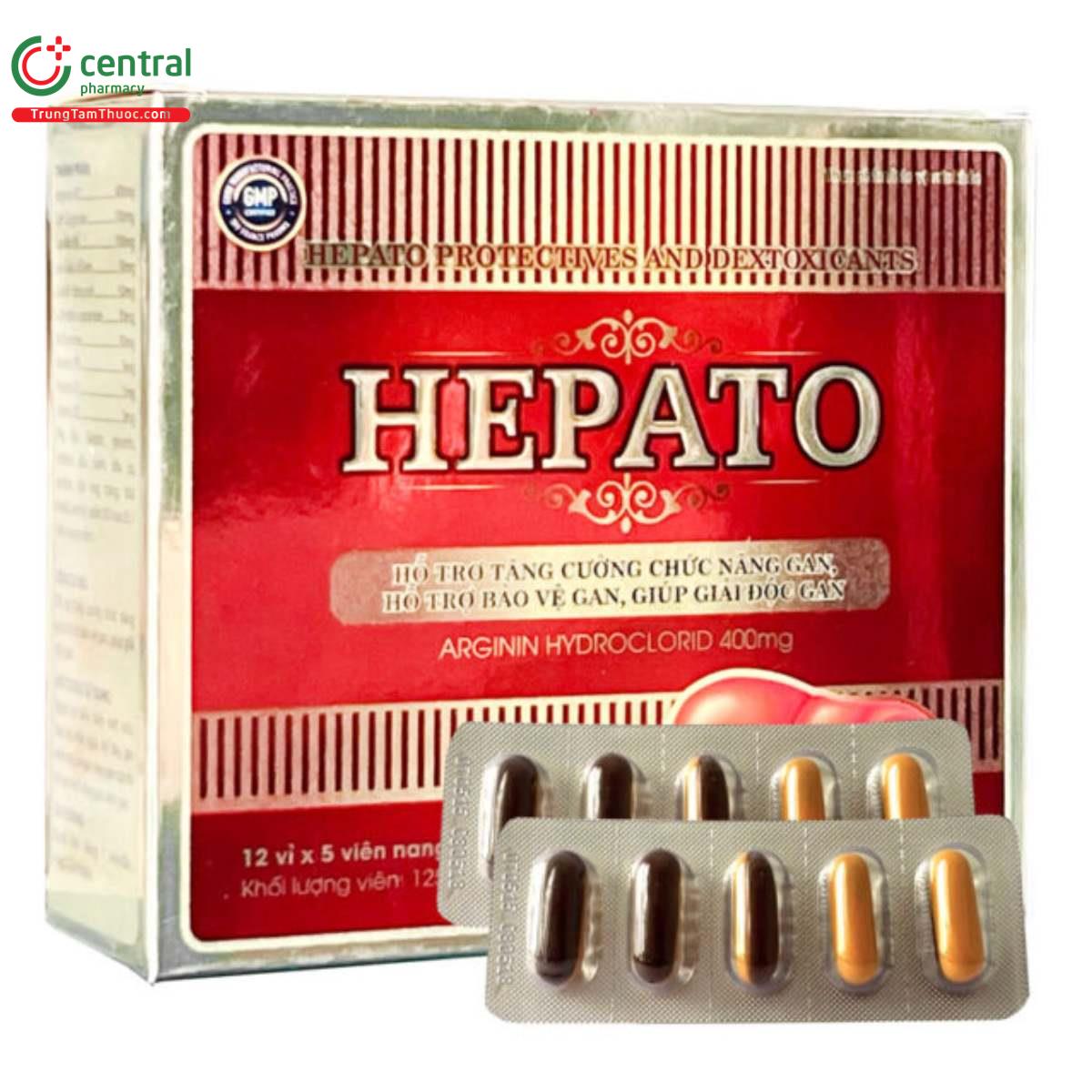 Thuốc Hepato tăng chức năng gan, bảo vệ tế bào gan, loại bỏ độc tố