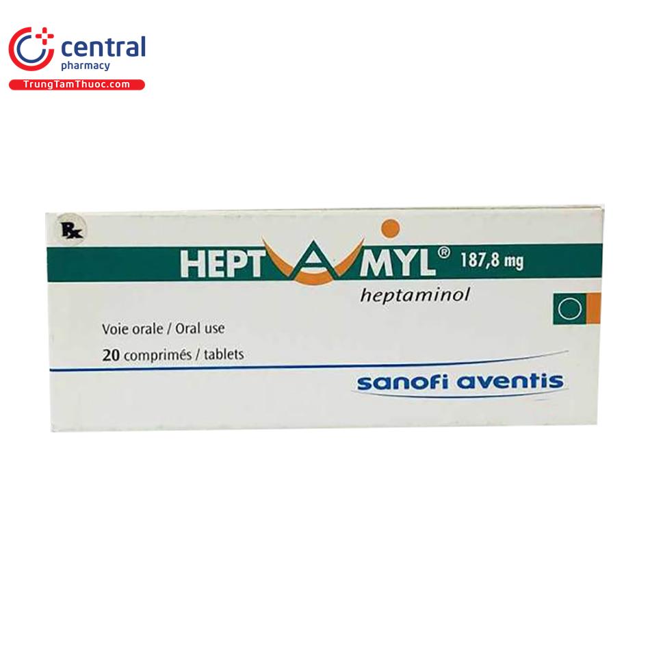 Thuốc Hept-A-Myl 187,8mg - thuốc trợ tim mạch, ổn định huyết áp