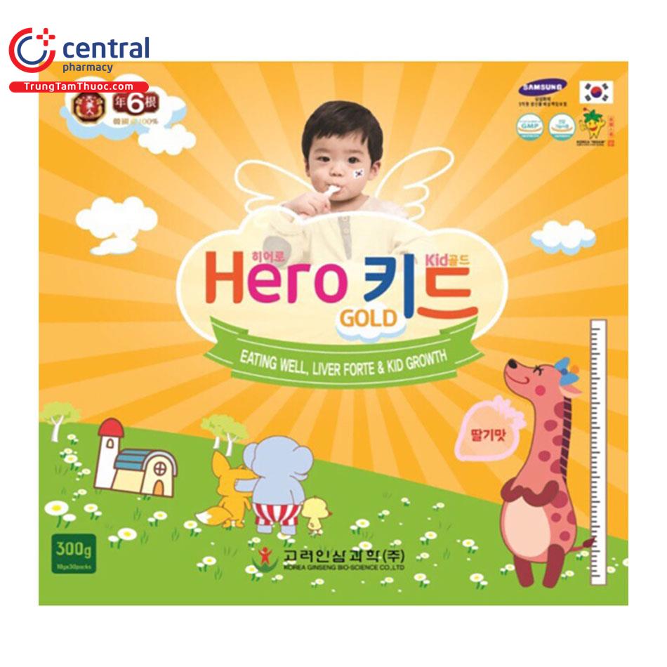 [CHÍNH HÃNG] Siro Hero Kid Gold - hỗ trợ trẻ phát triển khỏe mạnh