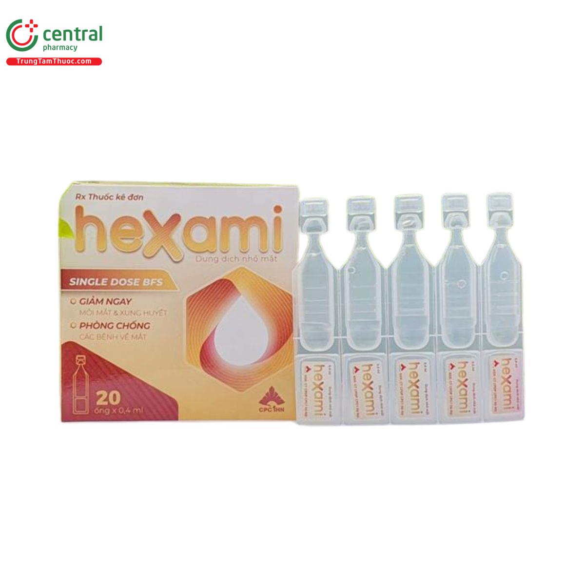 Thuốc Hexami 0.4ml giảm khó chịu mắt, dự phòng các bệnh về mắt