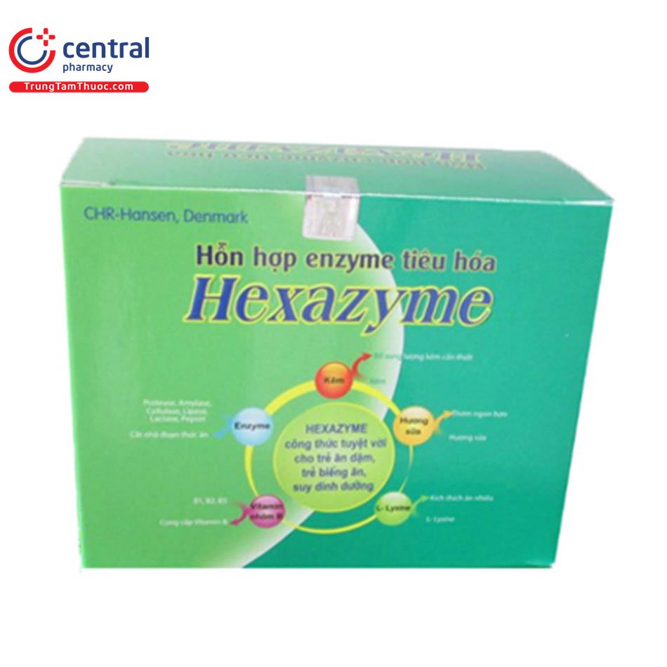Thuốc Hexazyme (viên) - cải thiện triệu chứng đầy bụng, khó tiêu