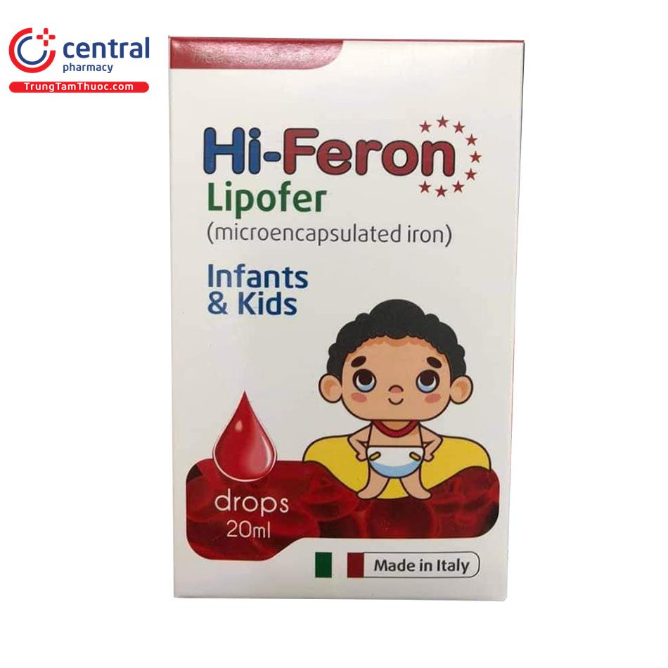 [CHÍNH HÃNG] Siro Hi-Feron Lipofer bổ sung sắt cho trẻ