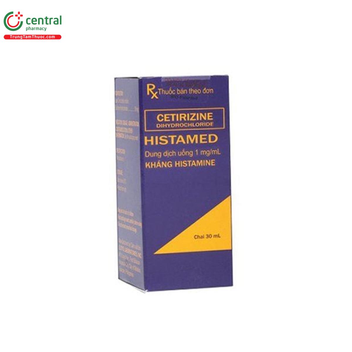 Thuốc Histamed 1mg/ml - Điều trị tình trạng viêm mũi dị ứng theo mùa