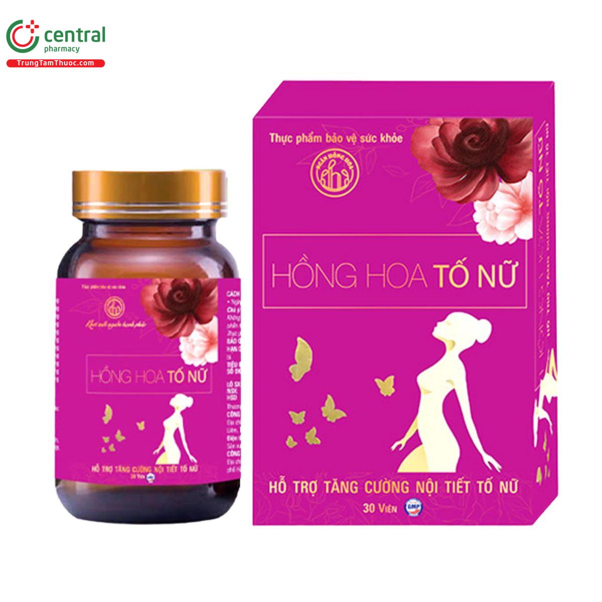 Hồng Hoa Tố Nữ tăng cường nội tiết tố nữ, cải thiện vẻ đẹp làn da