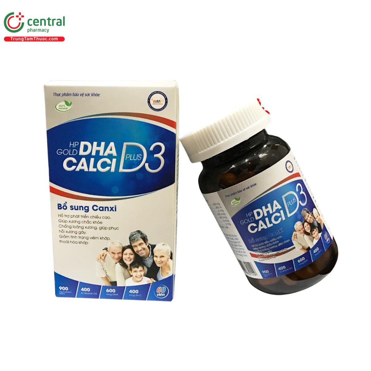 Thuốc HP Gold DHA Calci D3 Plus giúp xương khớp khỏe mạnh