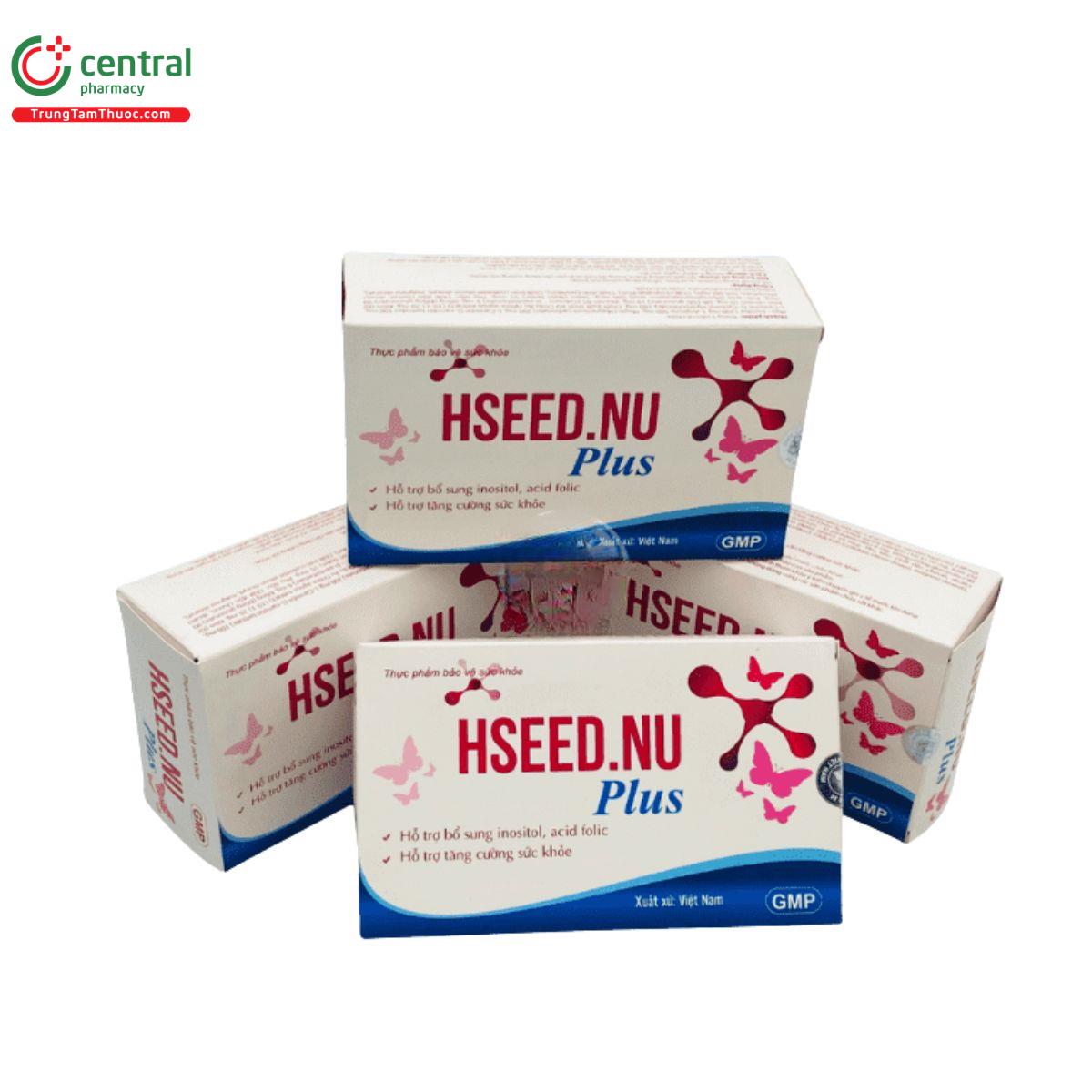 Thuốc Hseed.Nu Plus bổ sung Inositol, Acid Folic, tăng cường sức khỏe
