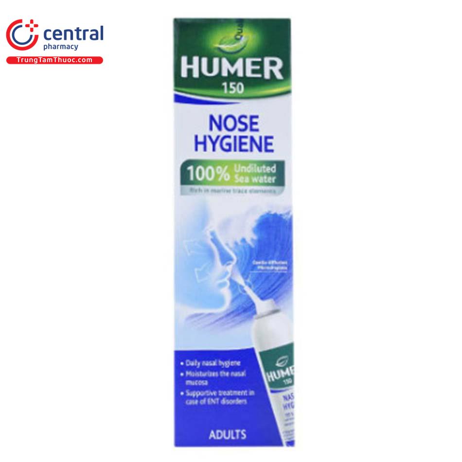 [CHÍNH HÃNG] Thuốc xịt mũi Humer 150 Adults phòng bệnh tai mũi họng