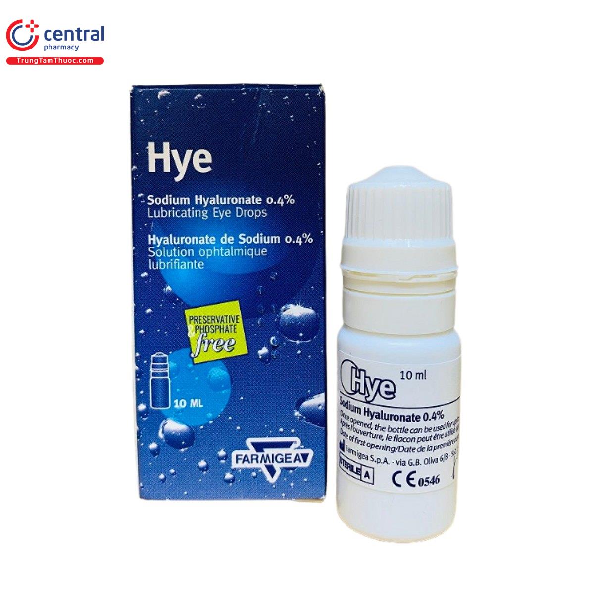 Thuốc nhỏ mắt Hye 0.4 % 10ml - Nước mắt nhân tạo dùng công nghệ mới