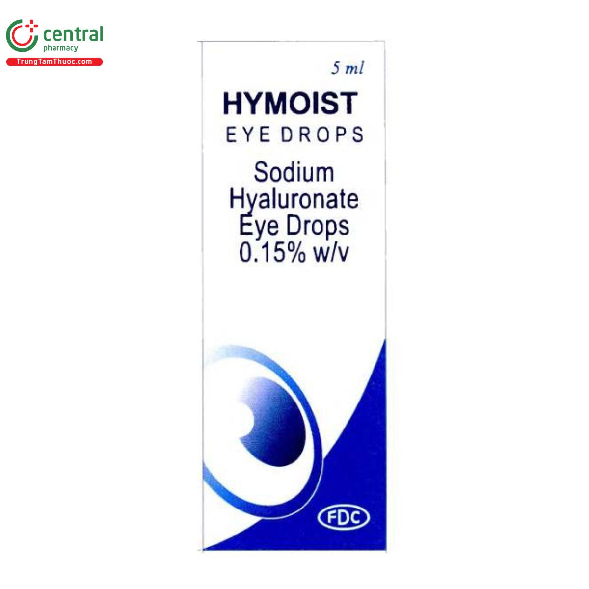 Thuốc Hymoist Eye Drops 0,15% - giảm triệu chứng khó chịu do khô mắt