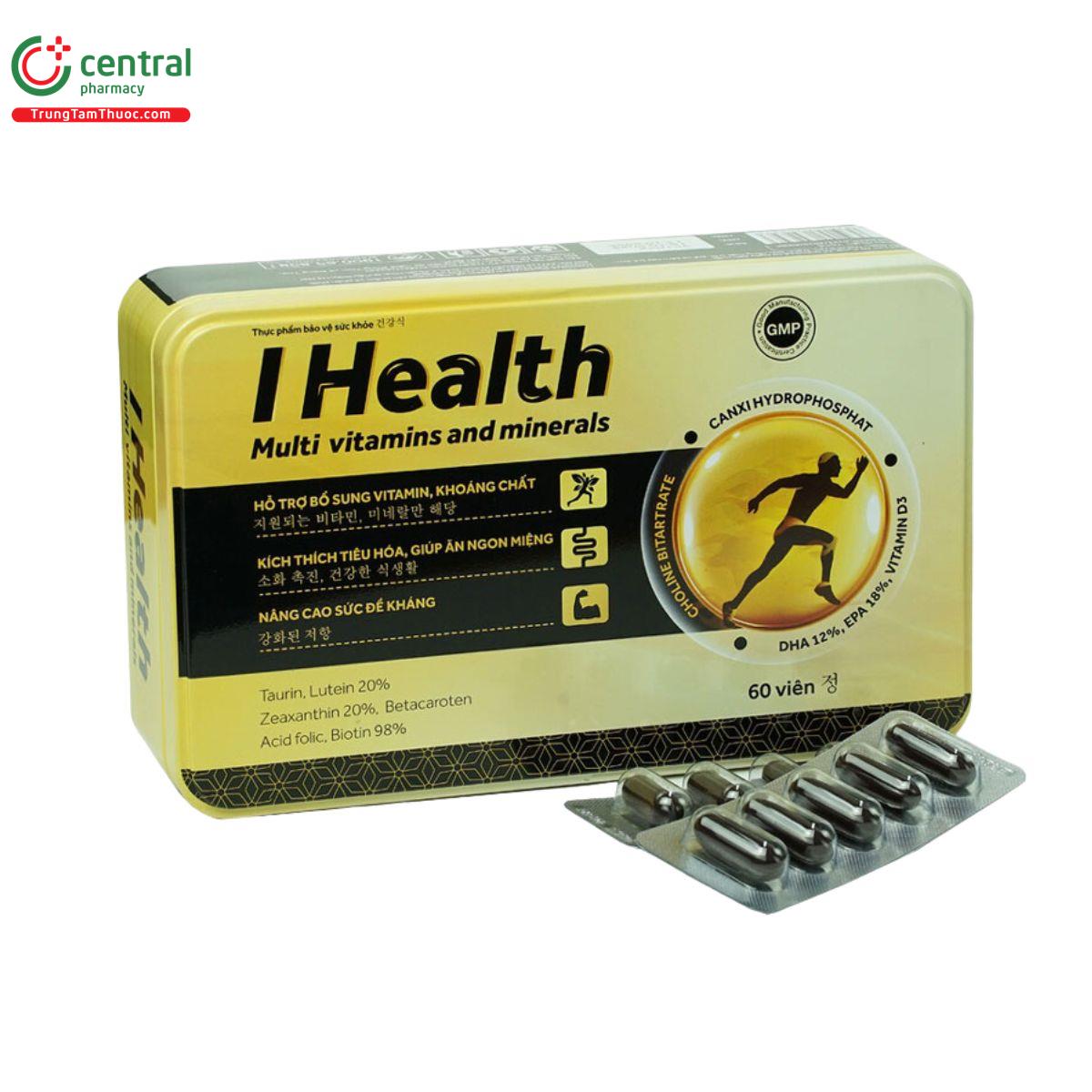 Thuốc I Health cung cấp vitamin và khoáng chất cho cơ thể