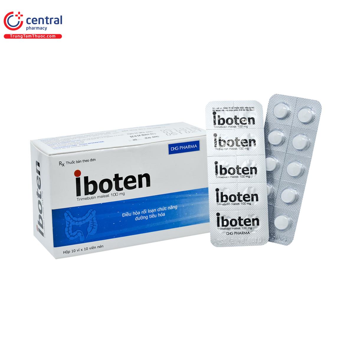 Thuốc Iboten 100mg DHG - Thuốc điều trị đau do co thắt tiêu hóa