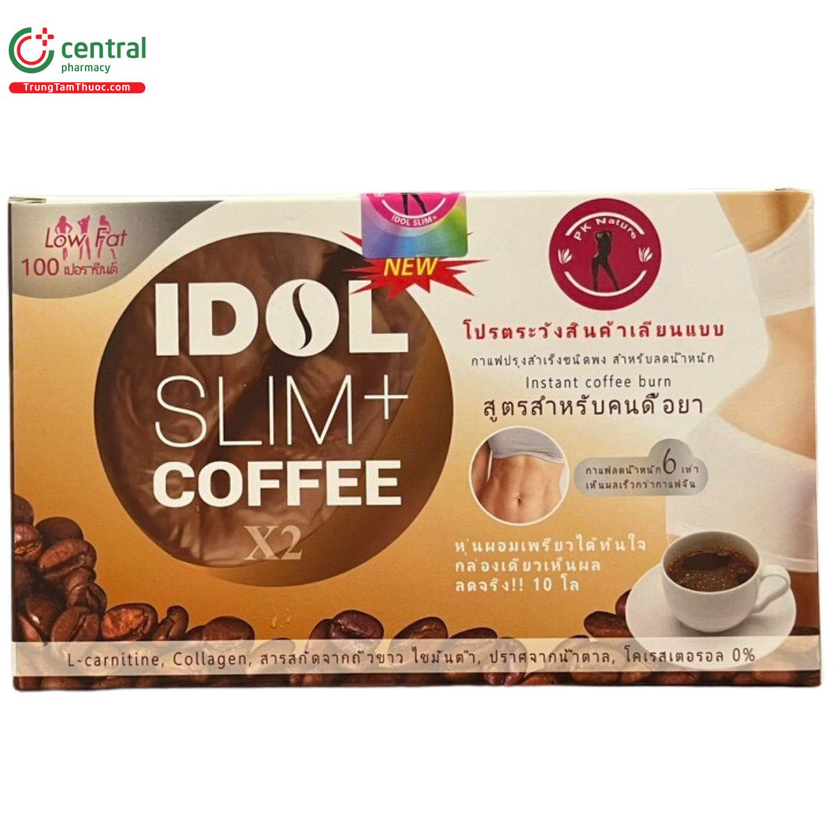 Idol Slim Coffee Cà phê hỗ trợ quá trình giảm cân, giảm béo hiệu quả