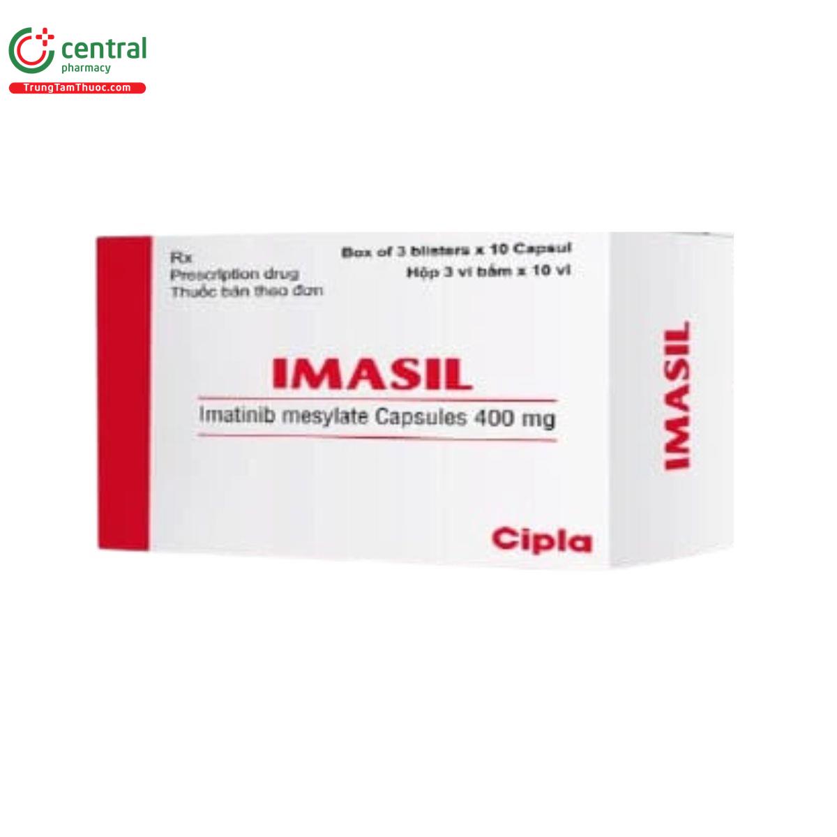 Thuốc Imasil 400mg điều trị bệnh bạch cầu dòng tủy mạn tính