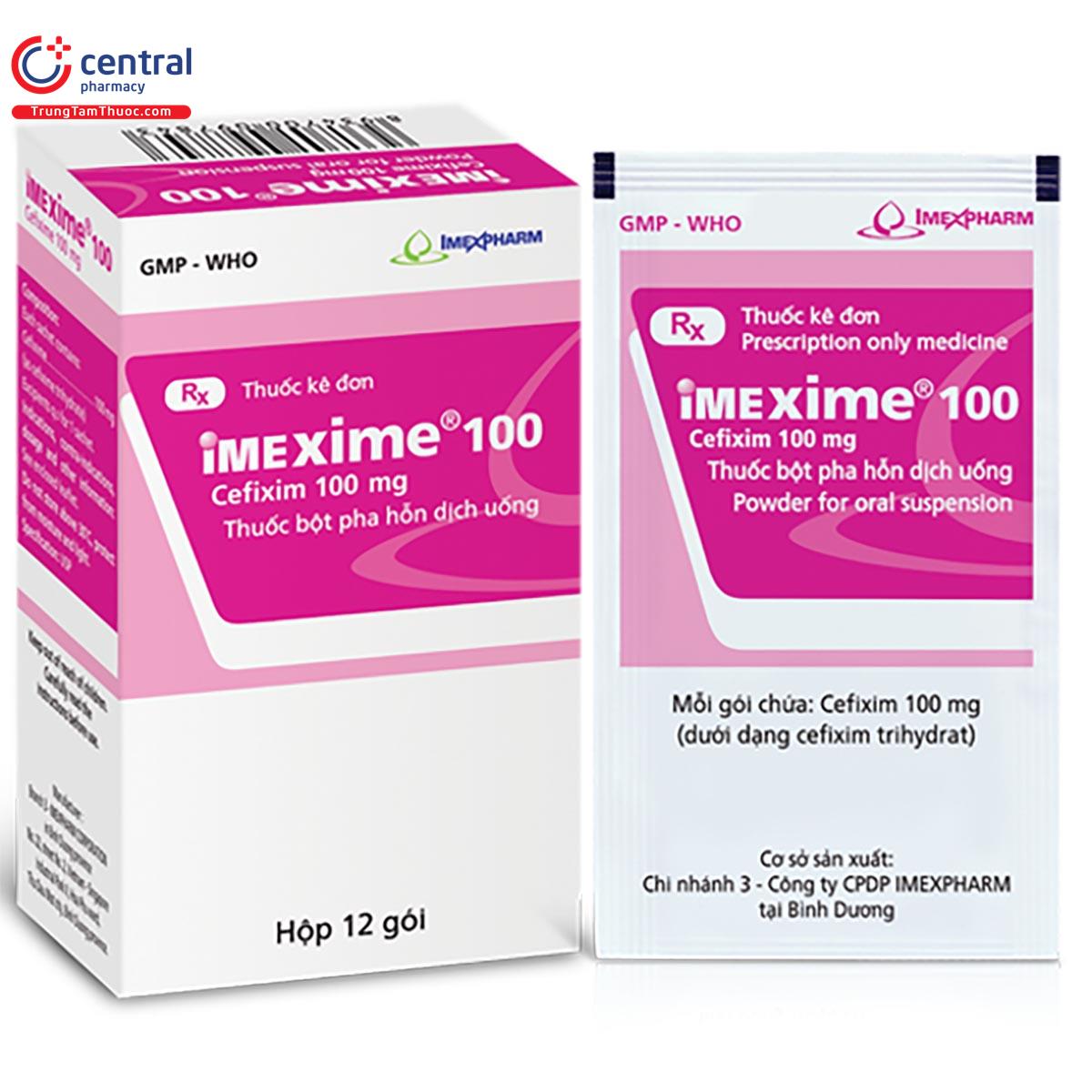 [CHÍNH HÃNG] Imexime 100 là thuốc gì, giá bao nhiêu?