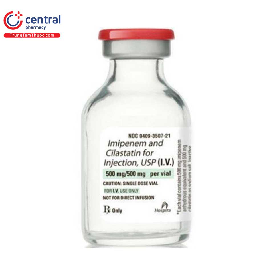 Thuốc tiêm Imipenem and Cilastatin for Injection USP 500mg