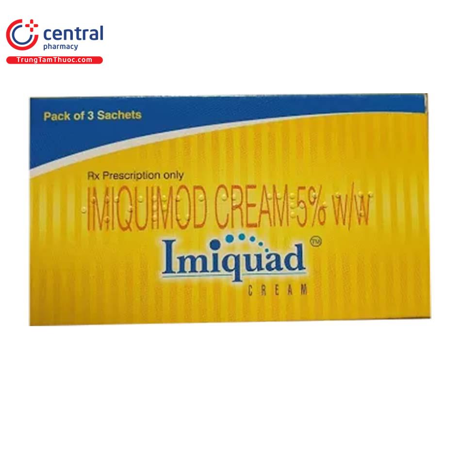 Thuốc Imiquad Imiquimod Cream 5% W/w - Thuốc da liễu điều trị mụn cóc
