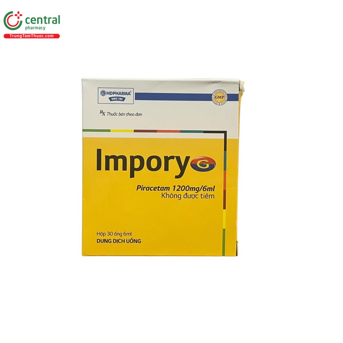 [CHÍNH HÃNG] Thuốc Impory G 1200mg/6ml - điều trị suy giảm nhận thức