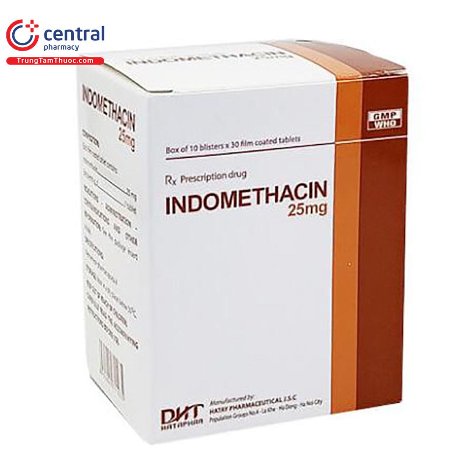 [CHÍNH HÃNG] Thuốc Indomethacin 25mg Hataphar - Điều trị viêm khớp