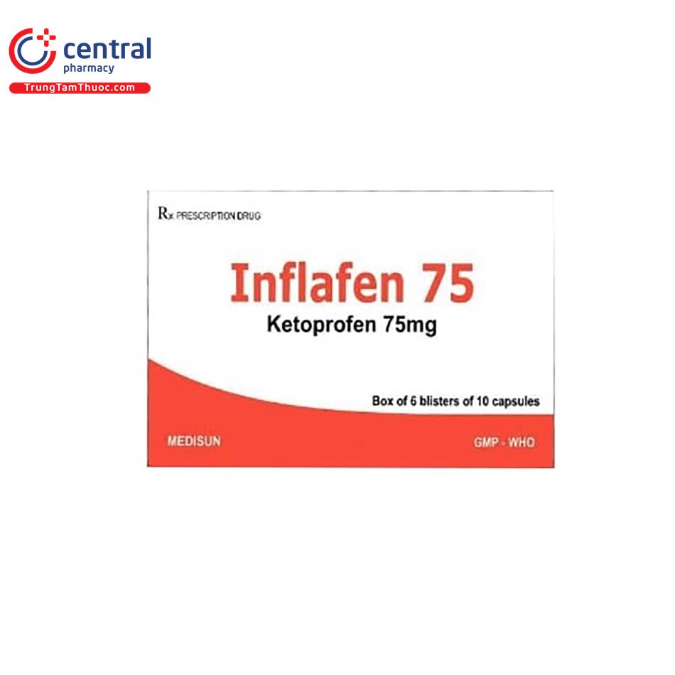 [CHÍNH HÃNG] Thuốc Inflafen 75 điều trị viêm đau xương khớp