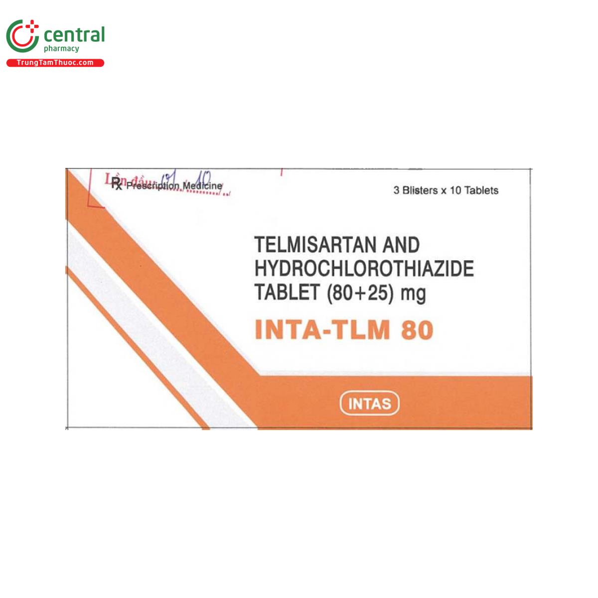 Thuốc Inta-TLM 80 - Chỉ định điều trị tình trạng cao huyết áp