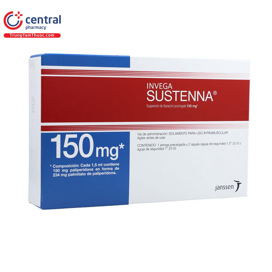 [CHÍNH HÃNG] Thuốc Invega Sustenna 150mg/1,5ml Janssen