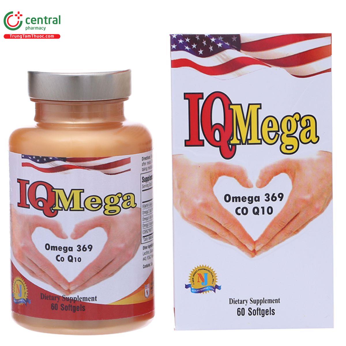 Thuốc IQ Mega New Jersey bổ mắt, bổ não, giảm nguy cơ các bệnh về tim