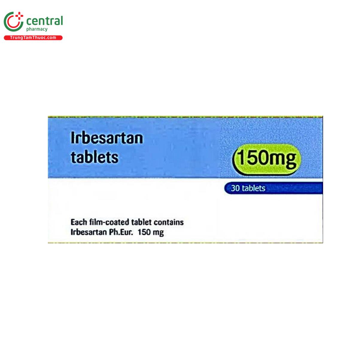 Thuốc Irbesartan tablets 150mg - Điều trị tăng huyết áp vô căn