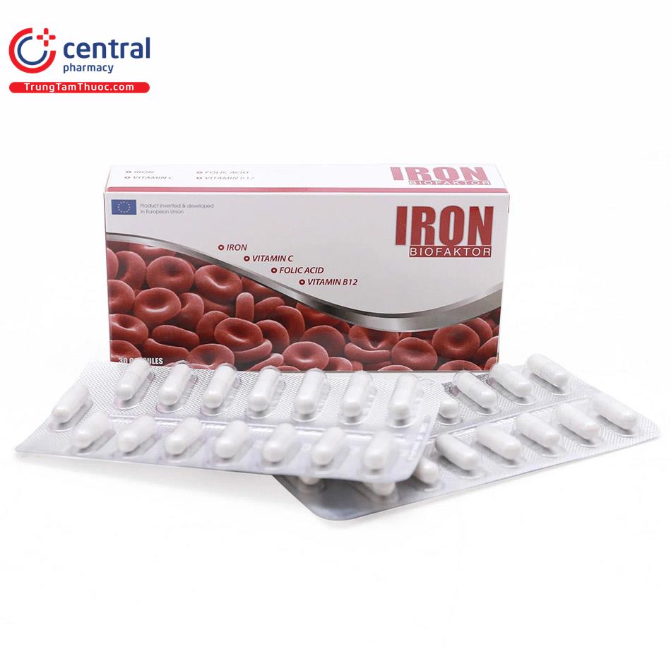 Thuốc sắt Iron Biofaktor hỗ trợ điều trị thiếu máu thiếu sắt