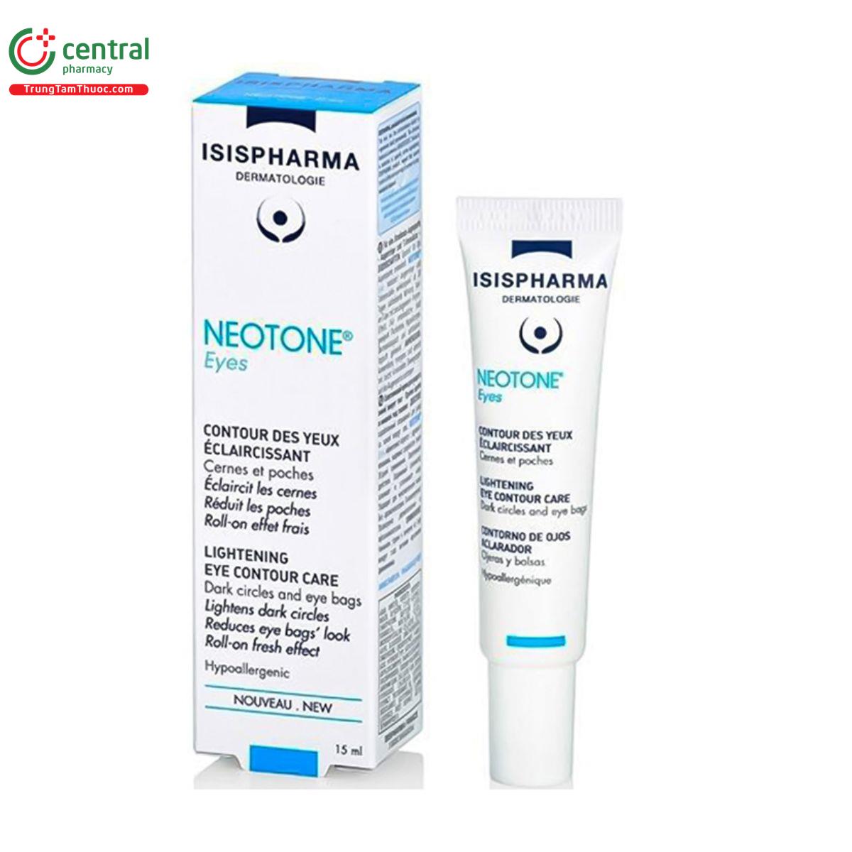 ISISPHARMA Neotone Eyes - đánh bay quầng thâm, bọng mắt, mờ nếp nhăn