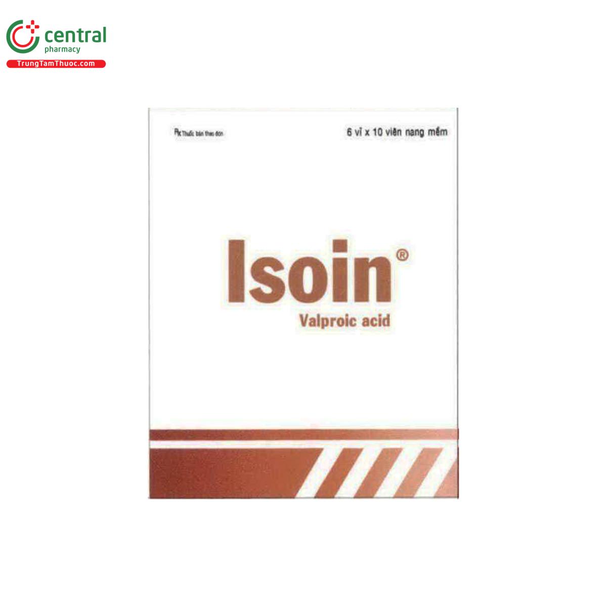 Thuốc Isoin 500mg - Điều trị cơn động kinh giật cơ, cơn vắng ý thức