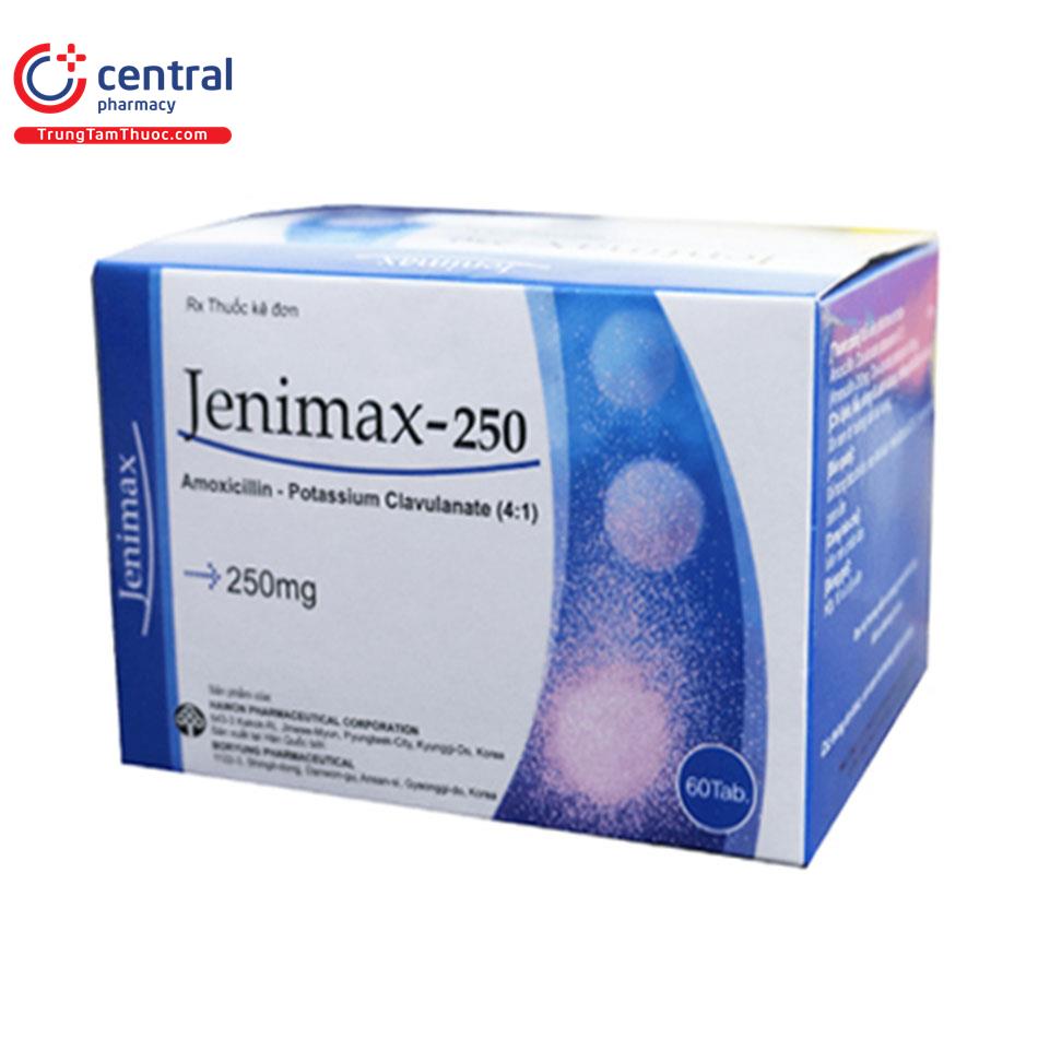 Thuốc Jenimax-250 - Thuốc kháng sinh điều trị nhiễm khuẩn.