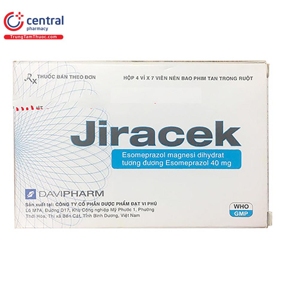[CHÍNH HÃNG] Thuốc Jiracek 40mg - Điều trị loét dạ dày