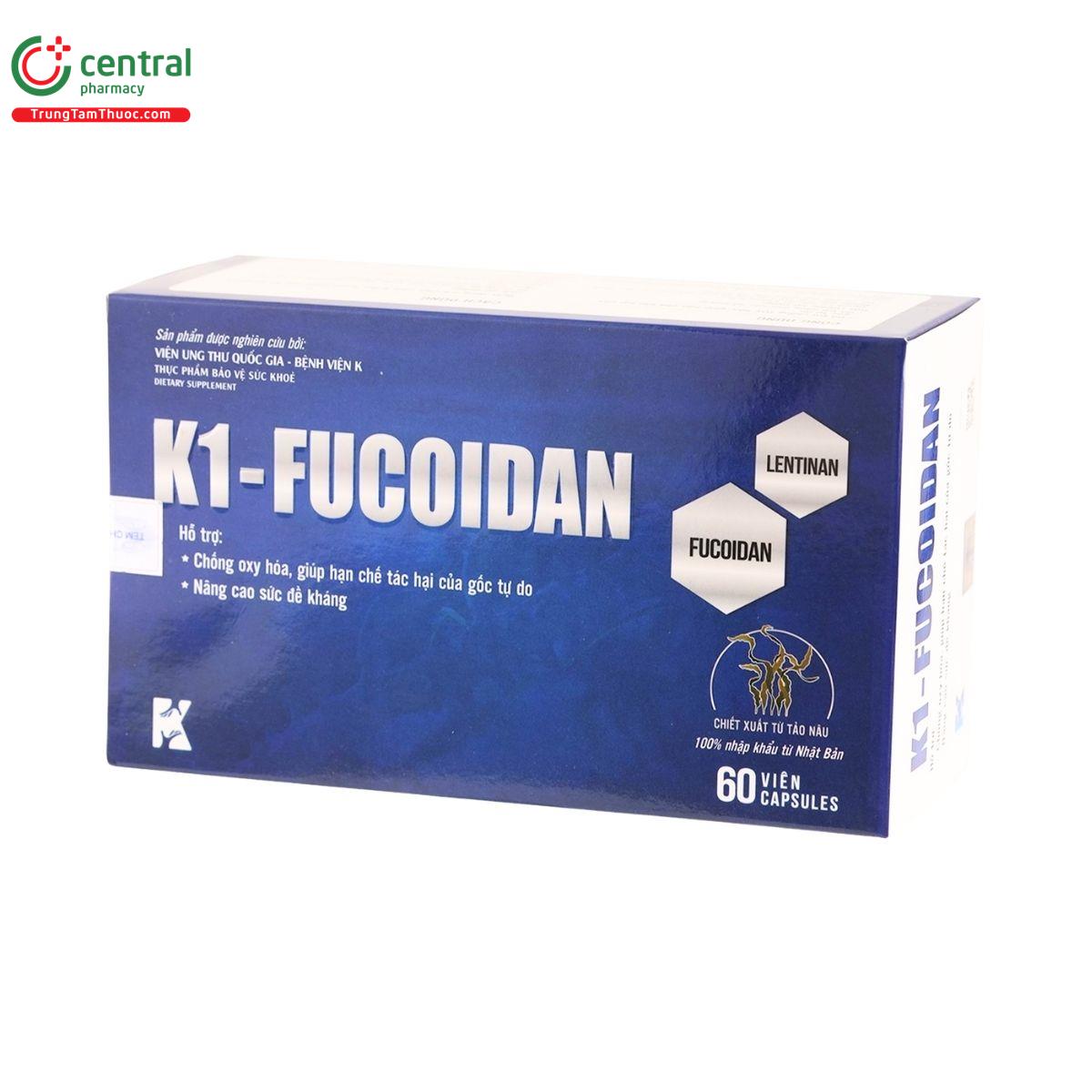 Thuốc K1-Fucoidan hỗ trợ nâng cao sức đề kháng, tăng cường sức khỏe