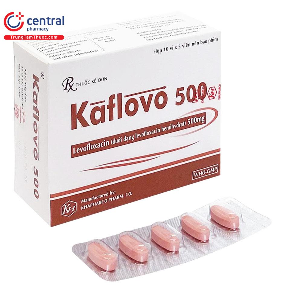 Thuốc Kaflovo 500 điều trị nhiễm trùng đường hô hấp, tiết niệu