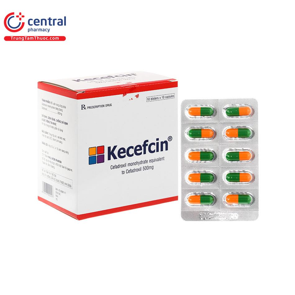[CHÍNH HÃNG] Thuốc Kecefcin 500mg - điều trị nhiễm khuẩn