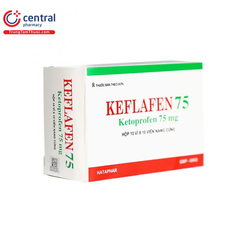 [CHÍNH HÃNG] Thuốc Keflafen 75mg giảm viêm và đau xương khớp