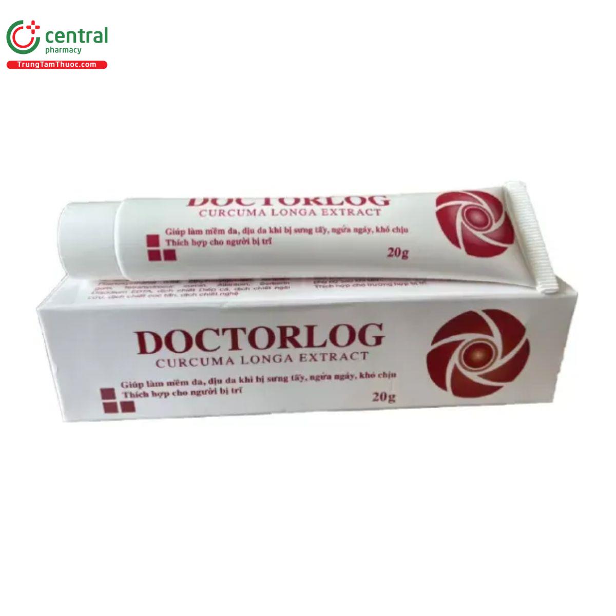 Kem bôi trĩ Doctorlog 20g giảm viêm nhiễm, đau, sưng ở người bệnh trĩ