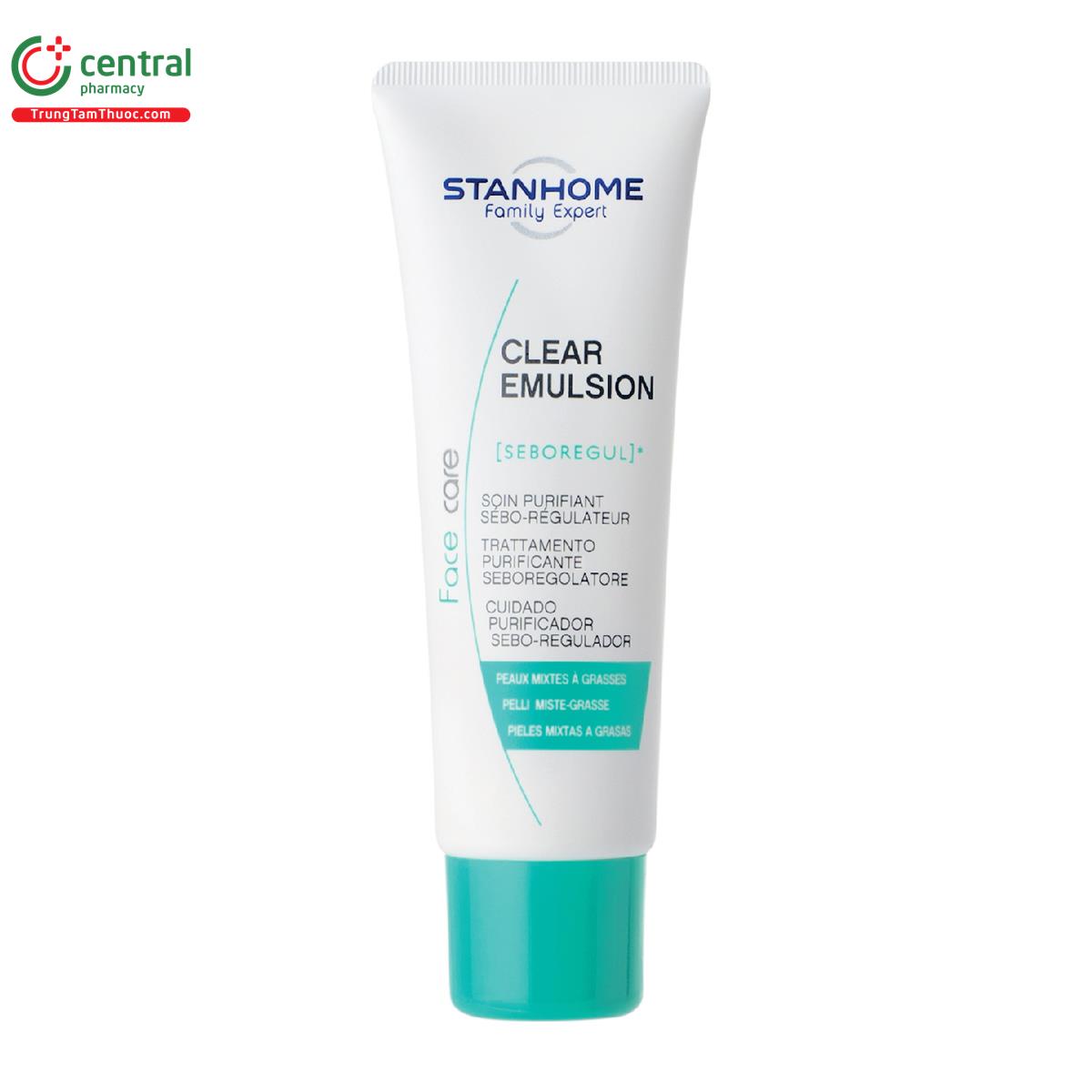 Kem dưỡng ẩm Stanhome Clear Emulsion 40ml cho da dầu mụn, da hỗn hợp