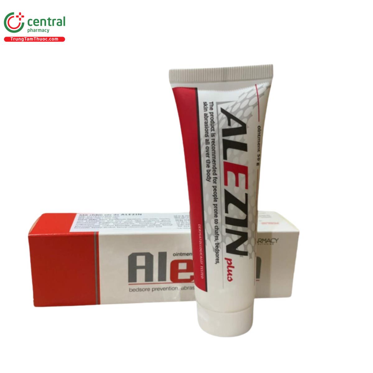 Kem hăm tã Alezin làm dịu, giảm viêm vùng bị hăm tã, nếp gấp