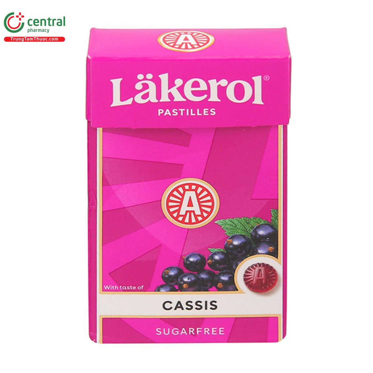 Kẹo Lakerol Cassis vị nho chuỗi ngọc bổ sung năng lượng, thơm miệng
