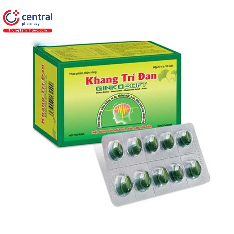 Thuốc Khang Trí Đan - Tăng lưu thông tuần hoàn máu não hiệu quả