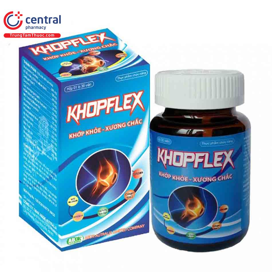 Thuốc Khopflex tái tạo mô sụn, bổ khớp, giúp chắc khỏe xương