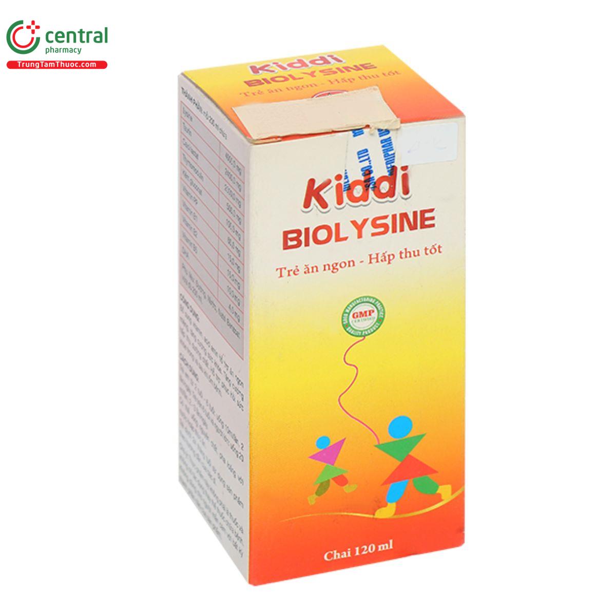 Thuốc Kiddi Biolysine (Chai 120ml) hỗ trợ tiêu hoá, ăn ngon miệng