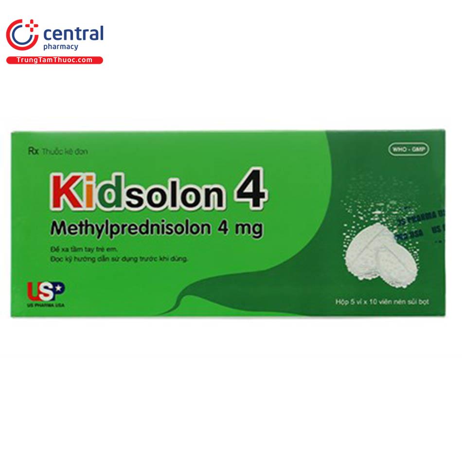 Thuốc chống viêm Kidsolon 4: liều dùng, cách dùng