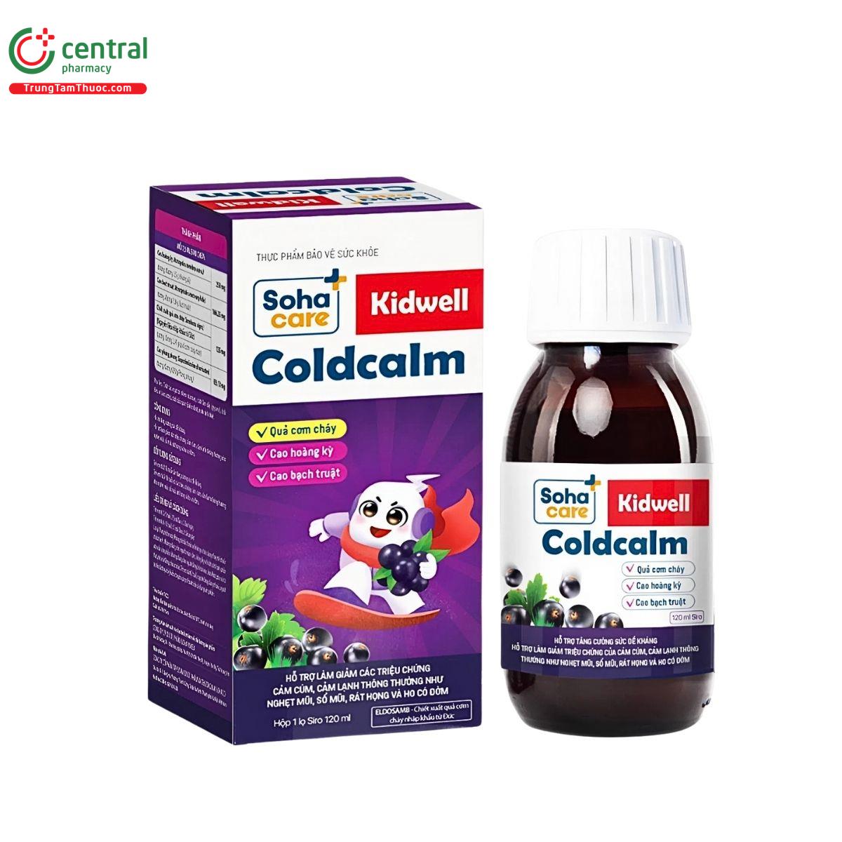 Kidwell Coldcalm hỗ trợ giảm các biểu hiện của cảm cúm và cảm lạnh