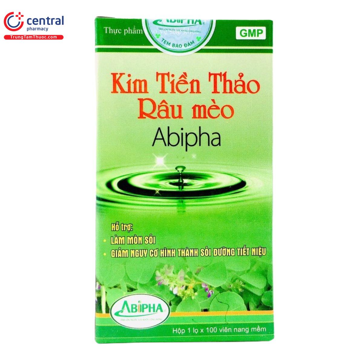 Thuốc Kim tiền thảo râu mèo Abipha hỗ trợ giảm nguy cơ hình thành sỏi