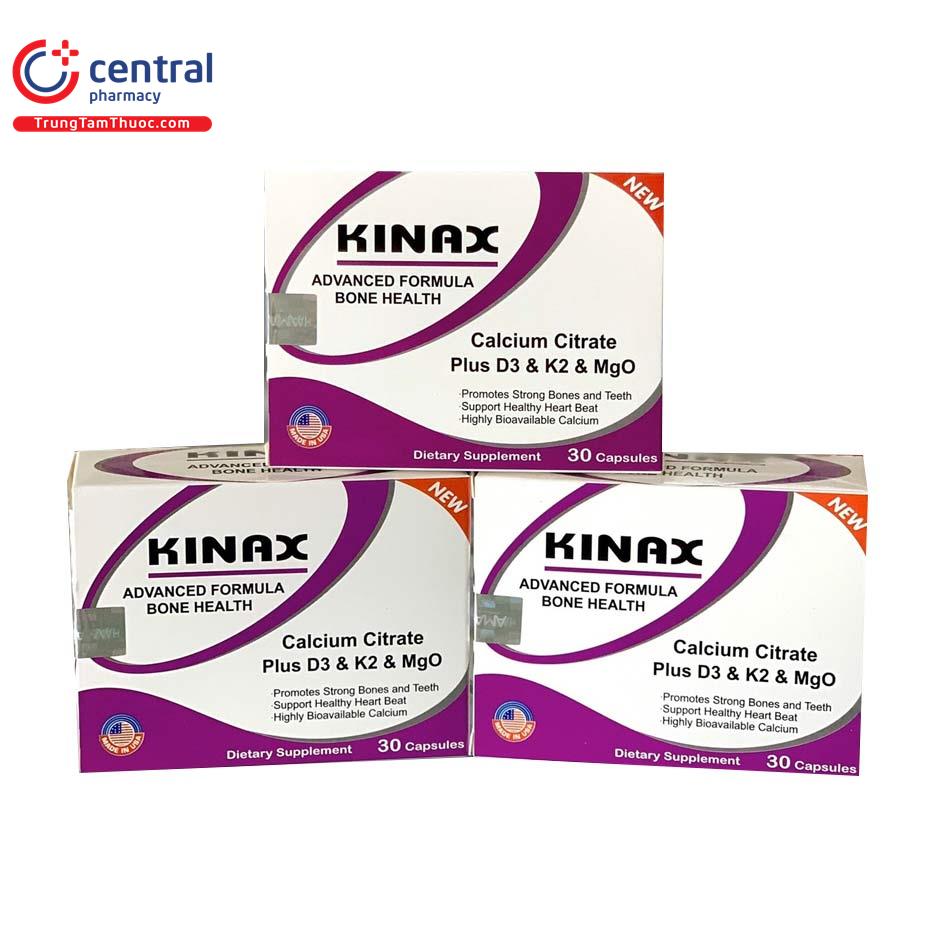 [CHÍNH HÃNG] Kinax bổ sung canxi, vitamin D3 và K2 cho cơ thể