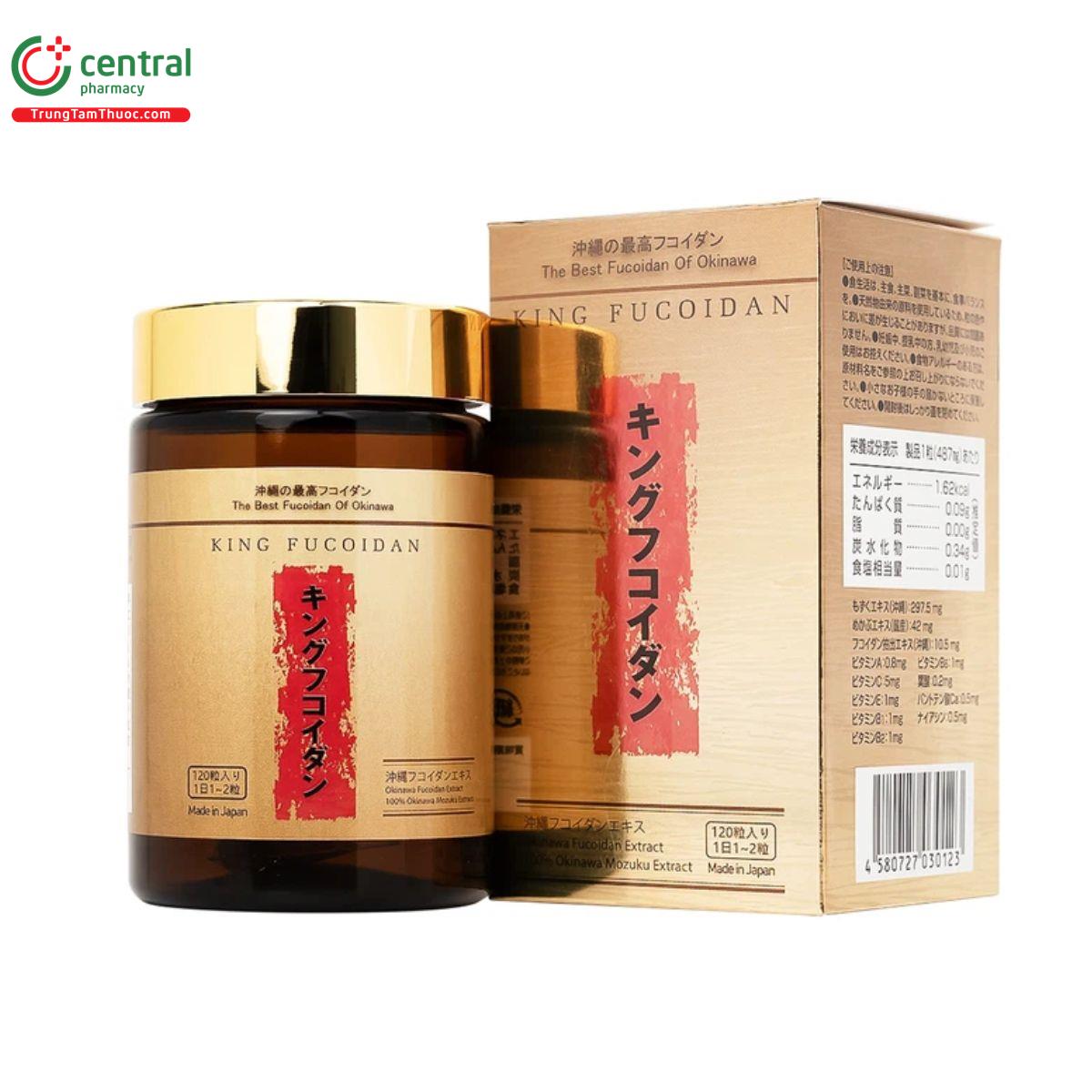 Thuốc King Fucoidan Jpanwell - tăng cường sức khỏe, chống oxy hóa