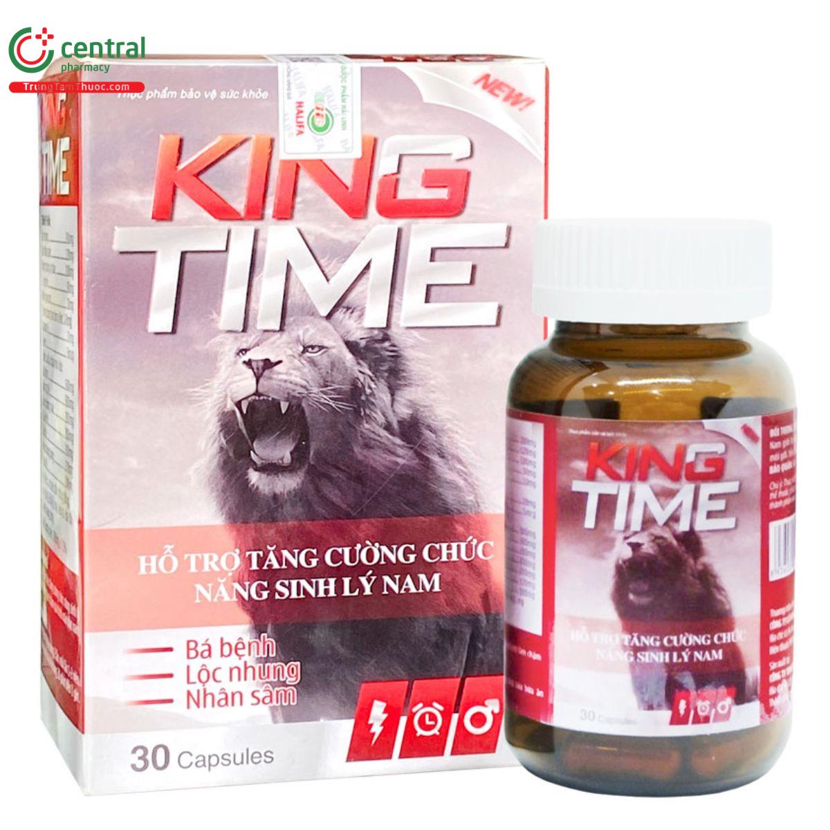 Thuốc King Time bổ thận, hỗ trợ tăng cường chức năng sinh lý nam giới