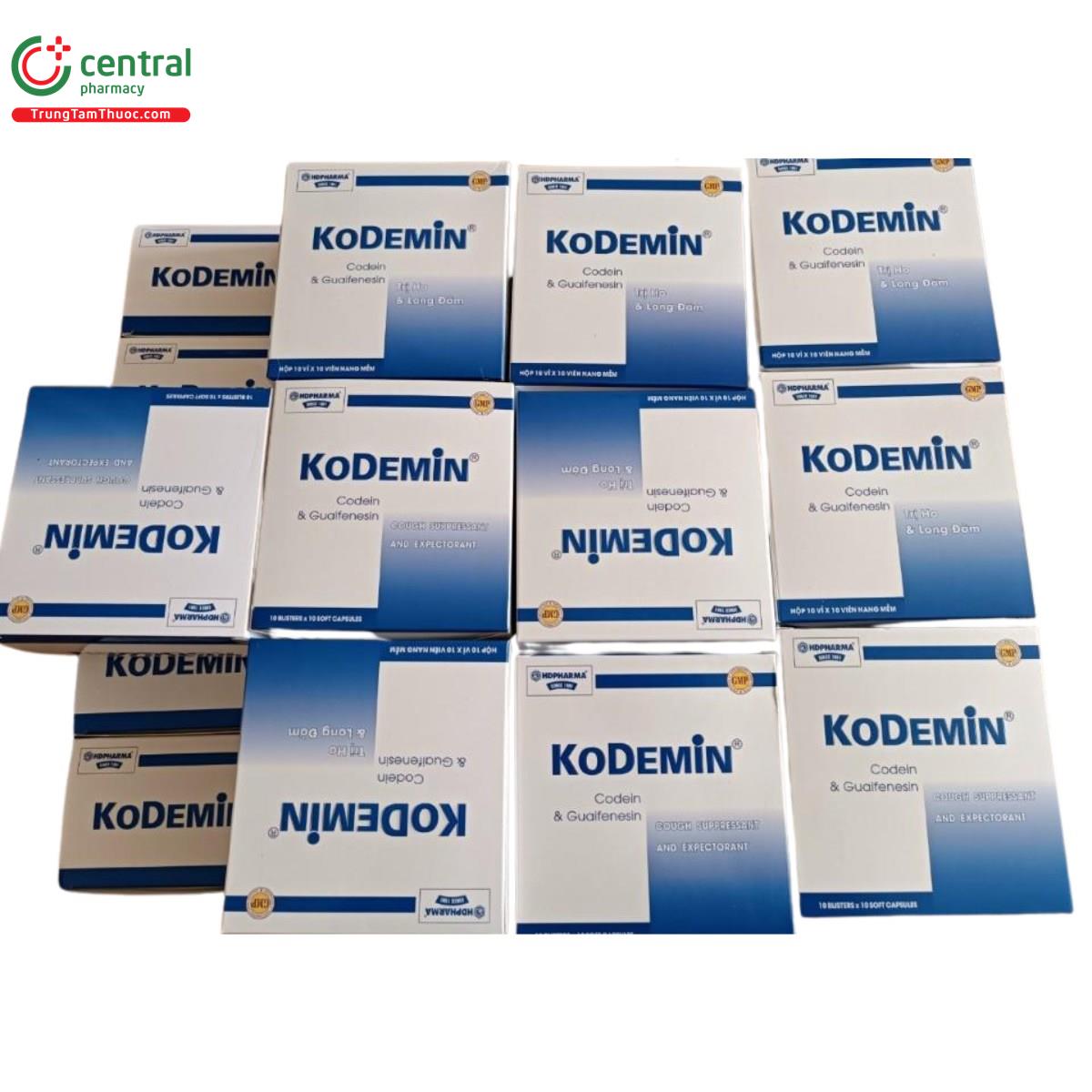 Thuốc ho Kodemin - Giảm nhanh các cơn ho khan và ho do kích ứng